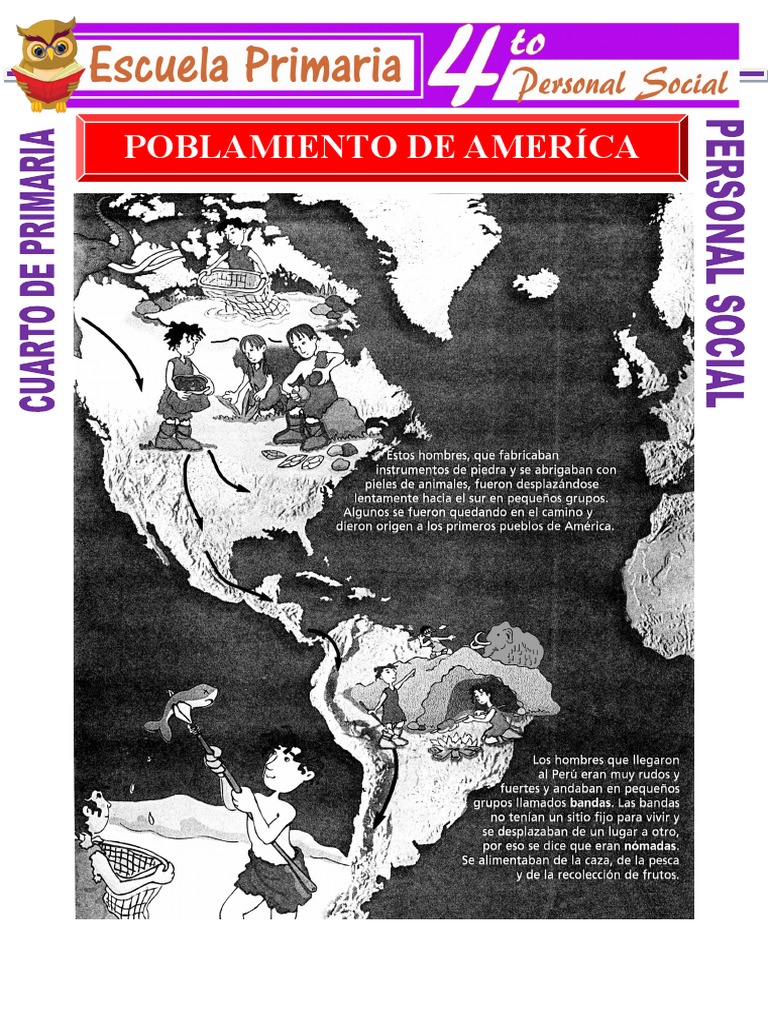 Poblamiento De America Para Cuarto De Primaria – MNQJCP