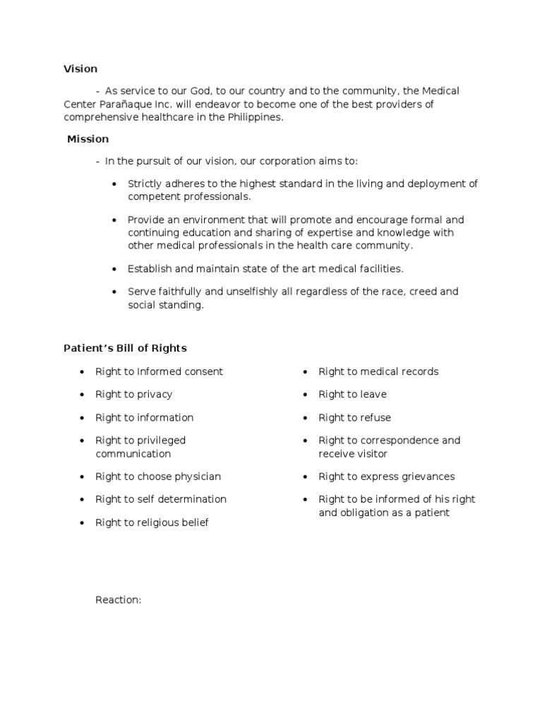 Vision Mission MCP | PDF