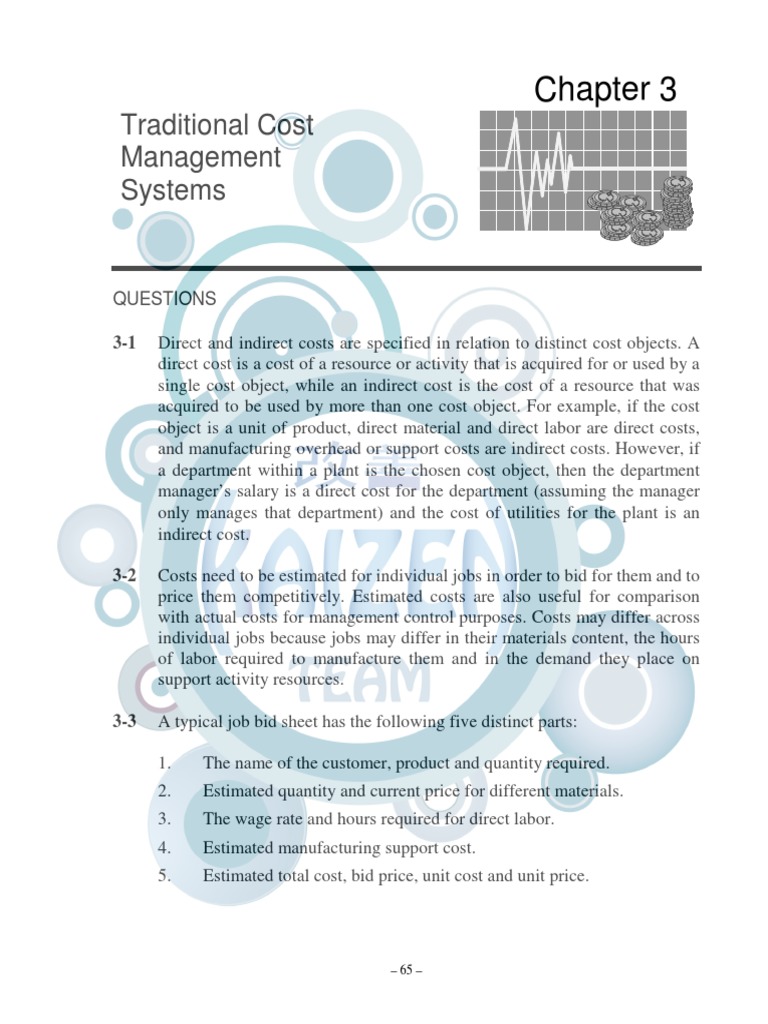 Traditional Cost Management Systems | Download Free PDF | Labour ...