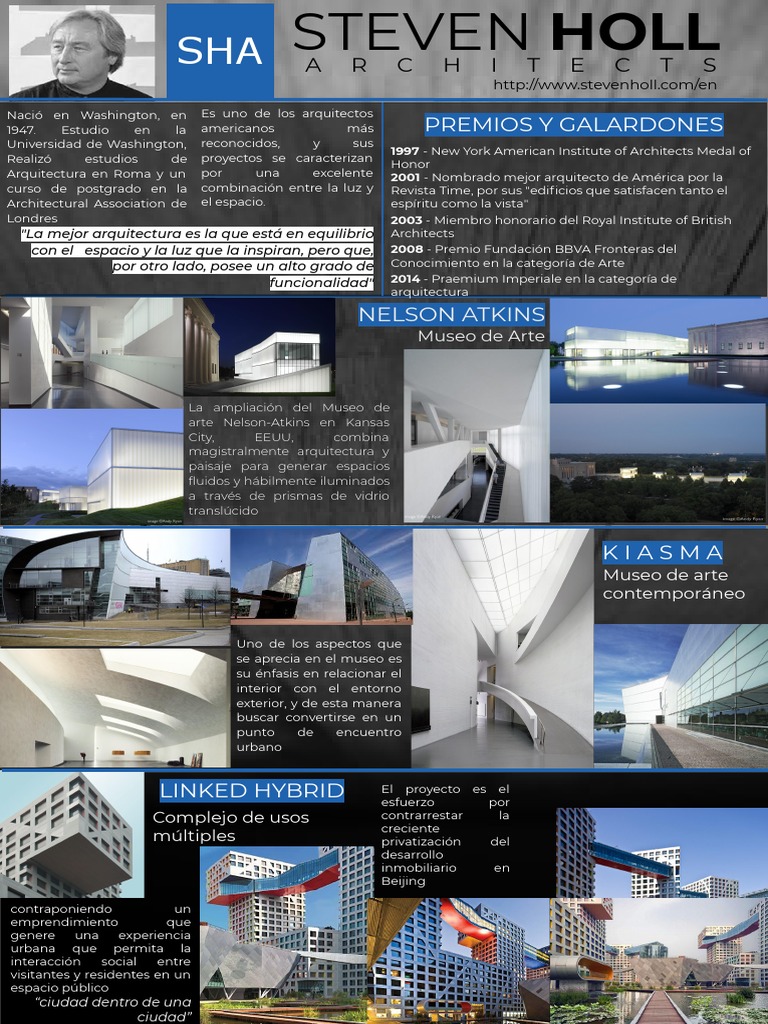 Steven Holl | PDF | Arquitecto | Medios de arte