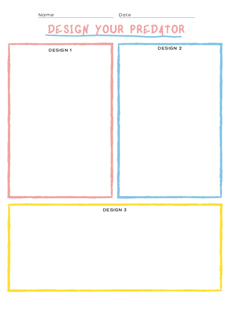 Design Your Predator | PDF