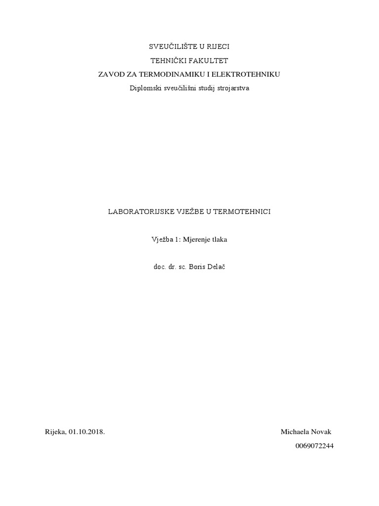 Laboratorijske Vjezbe - 1 | PDF