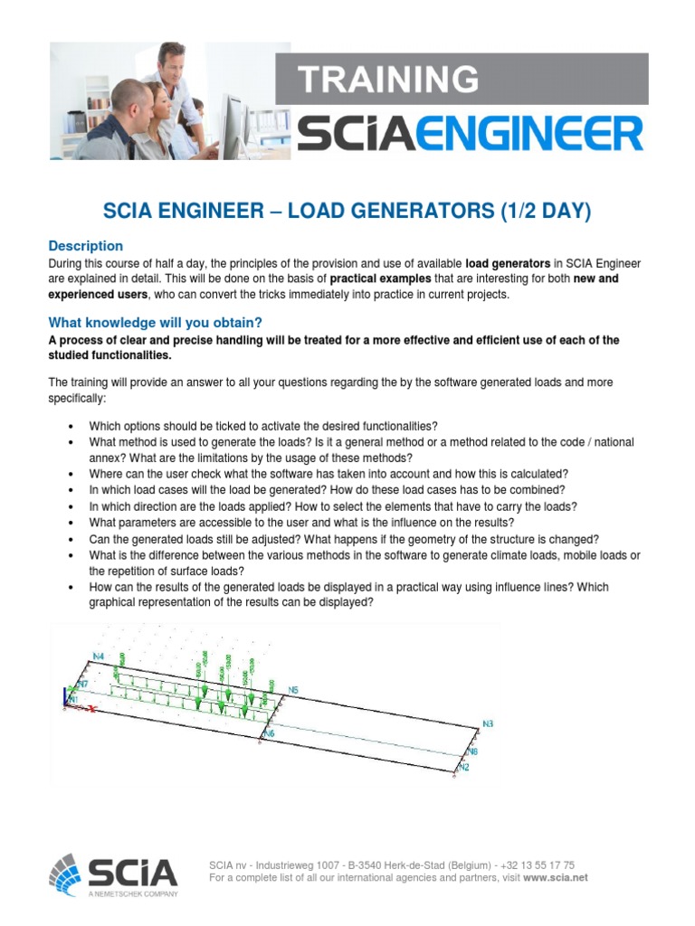 Scia Engineer - Load Generators en 2 | PDF | Software | Computing
