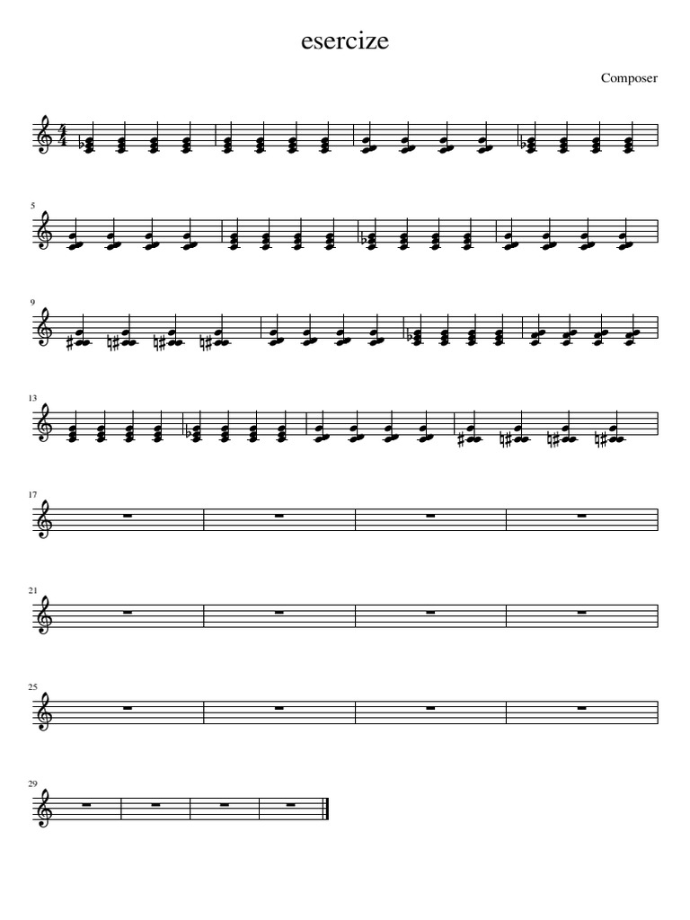 Composer Exercise Overview | PDF