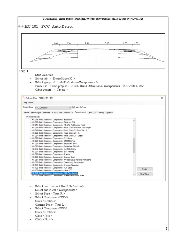 CalQuan HC-101 PCC Auto Detect Guide | PDF