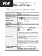 Acta de Reintegro Laboral Modelo | PDF