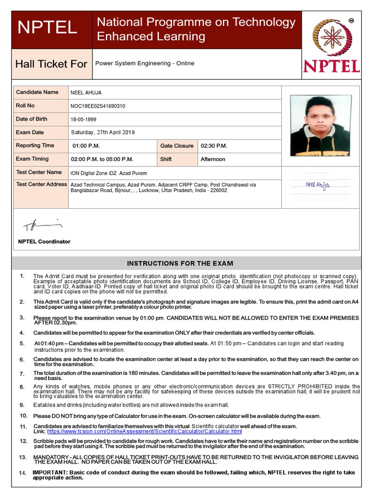 Nptel: National Programme On Technology Enhanced Learning | PDF ...