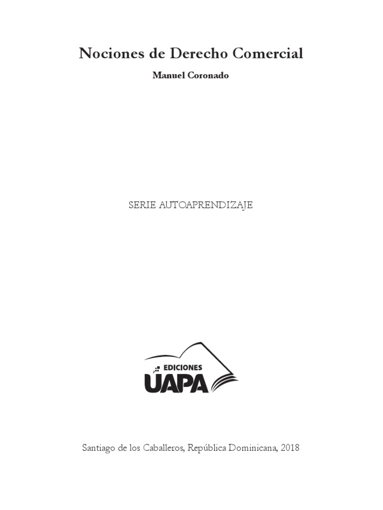 Derecho Comercial I - Cap4 | PDF | Comercio | Evasión de impuestos