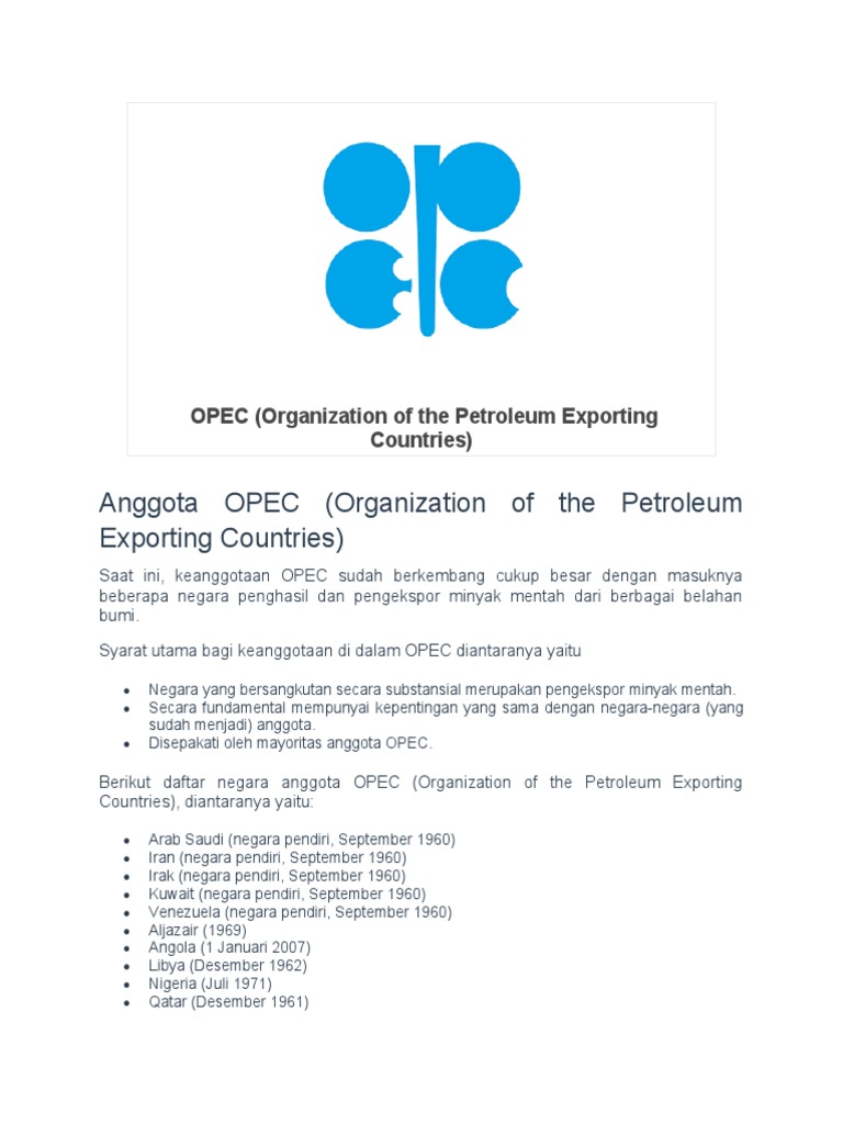 OPEC | PDF