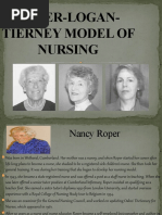 Roper Logan Tierneys Model For Nursing Based On A Model of Living | PDF ...