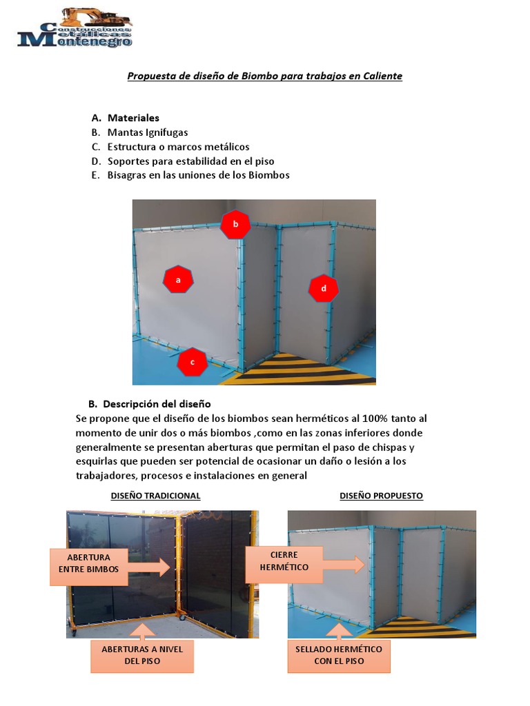Biombo Ignífugo para Trabajos en Caliente | PDF | Tecnología
