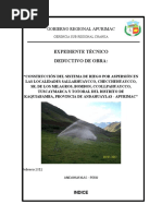 Check List Expediente Tecnico | PDF | Presupuesto | Naturaleza