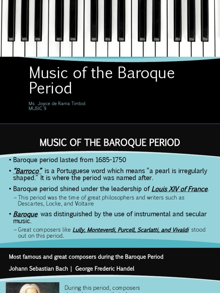 Music of The Baroque Period | PDF | Baroque Music | George Frideric Handel