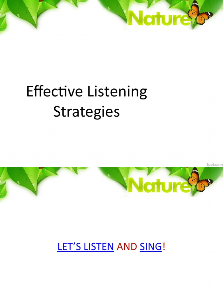 Level 1-Effective Listening-2017 | PDF | Knowledge | Truth