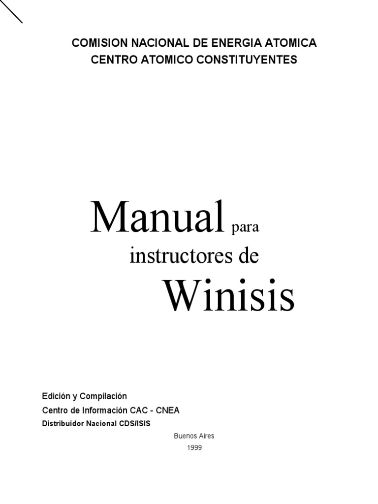 Manual Winisis | PDF | Archivo de computadora | Lenguaje de programación