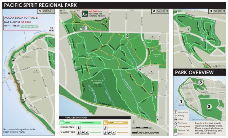Pacific Spirit Park Trail Map PDF | PDF