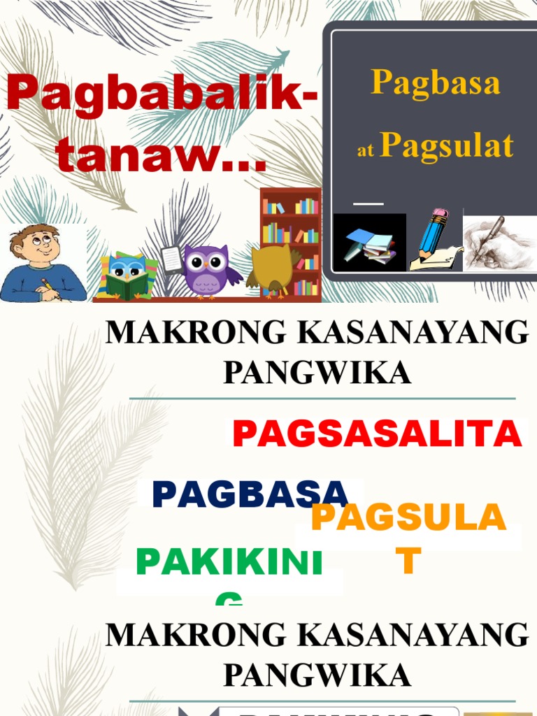 Pagbasa Pagsulat | PDF