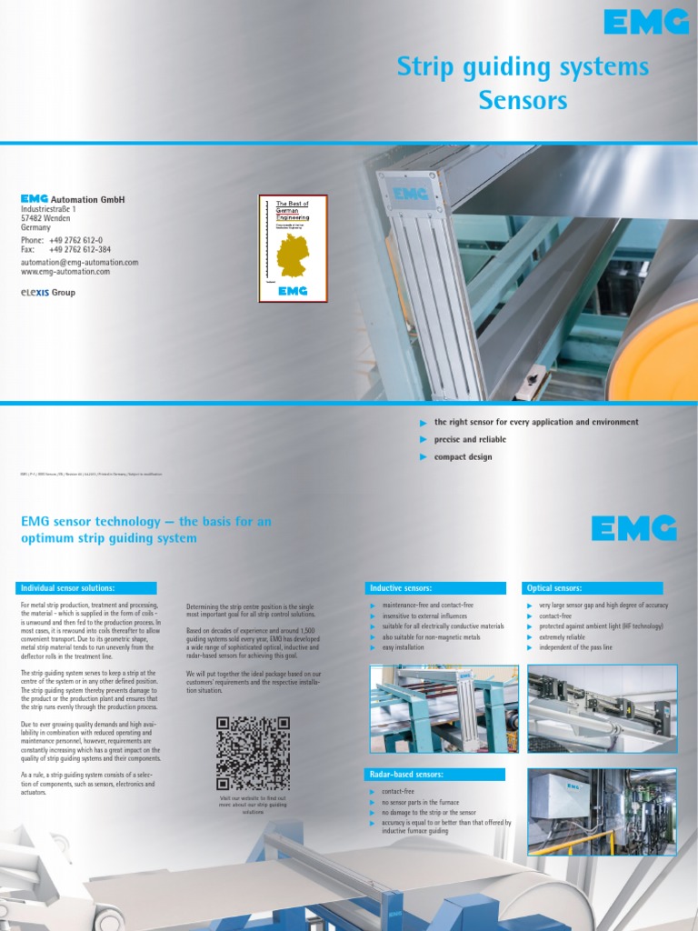 Strip Guiding Systems Sensors: Automation GMBH | PDF | Sensor | Antenna ...