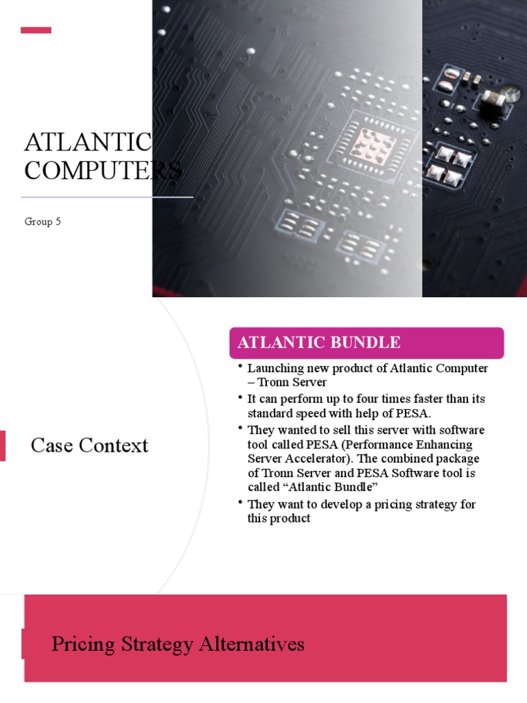 Atlantic Computers: Group 5 | PDF | Pricing | Demand