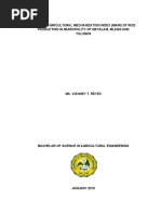 Profile of NSIC RC 160 and 218 | PDF | Crops | Agronomy