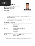 Application Letter For FO1 BFP | PDF