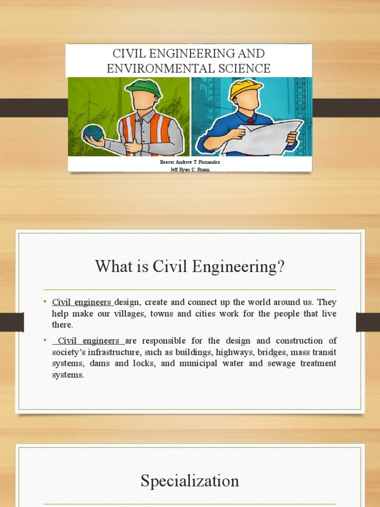 Civil Engineering and Environmental Science: Beaver Andrew T. Fernandez ...
