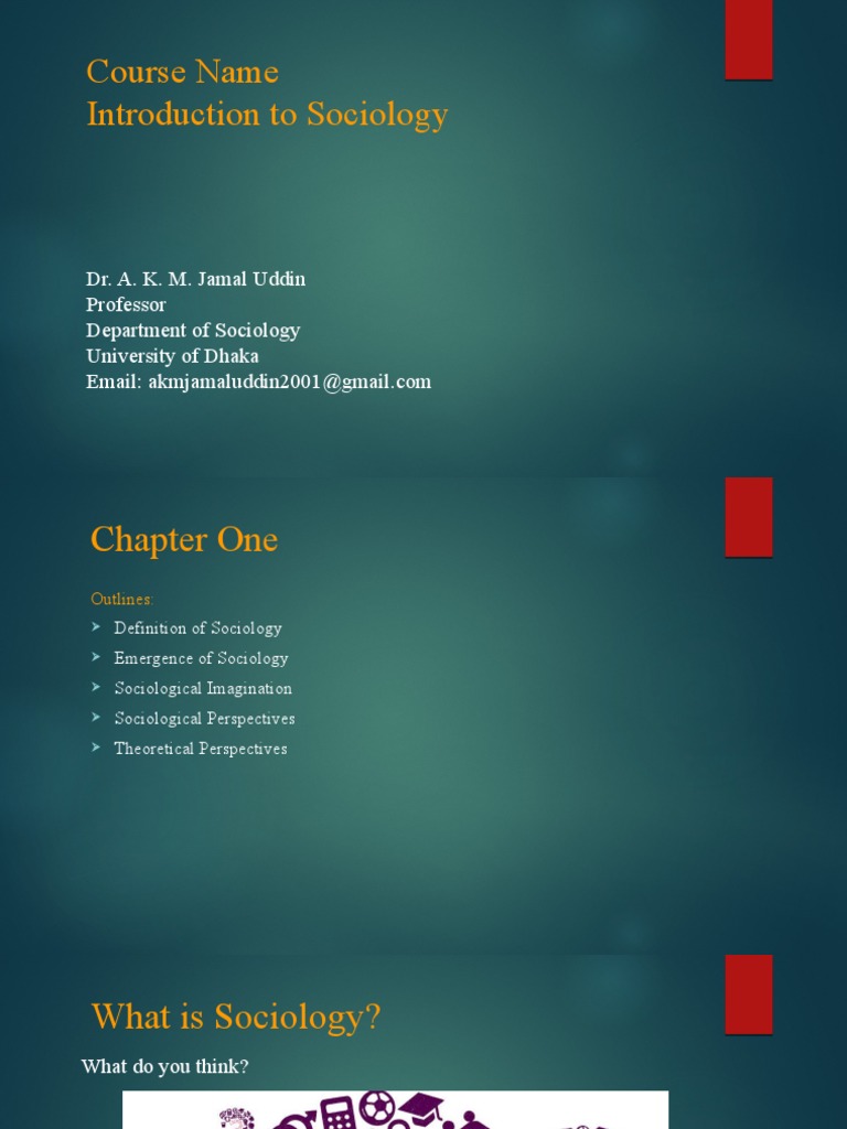 Introduction To Sociology | PDF | Sociology | Émile Durkheim