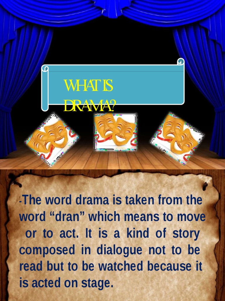 Intro To Drama | PDF | Play (Theatre) | Plot (Narrative)
