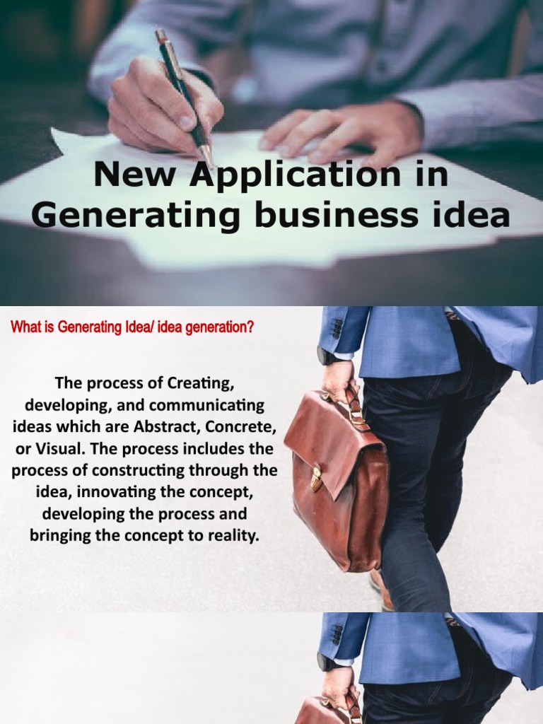 Business Idea Generation Strategies | PDF | Social Entrepreneurship ...