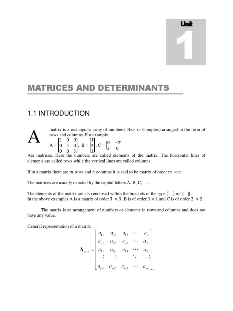 Matrices Determiants Problems | PDF | Matrix (Mathematics) | Determinant