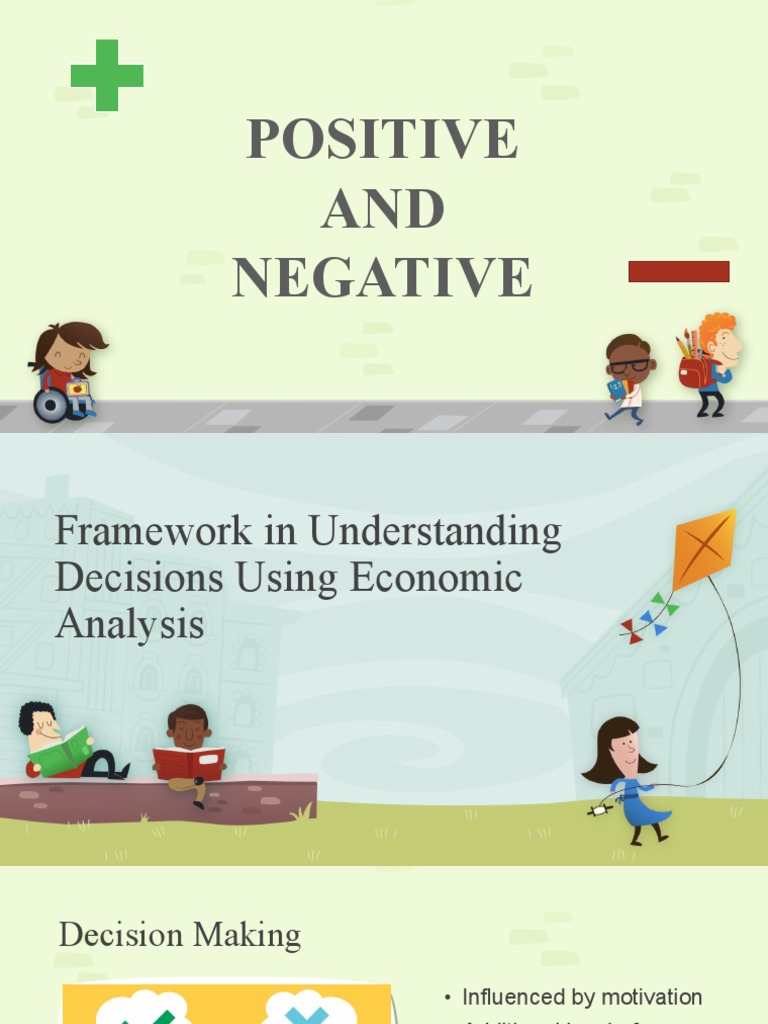 Framework in Understanding Decisions Using Economic Analysis | PDF
