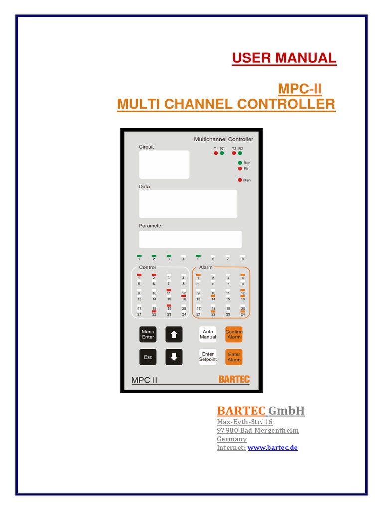 MPC-II Multi Channel Controller Manual | PDF | Electrical Wiring ...