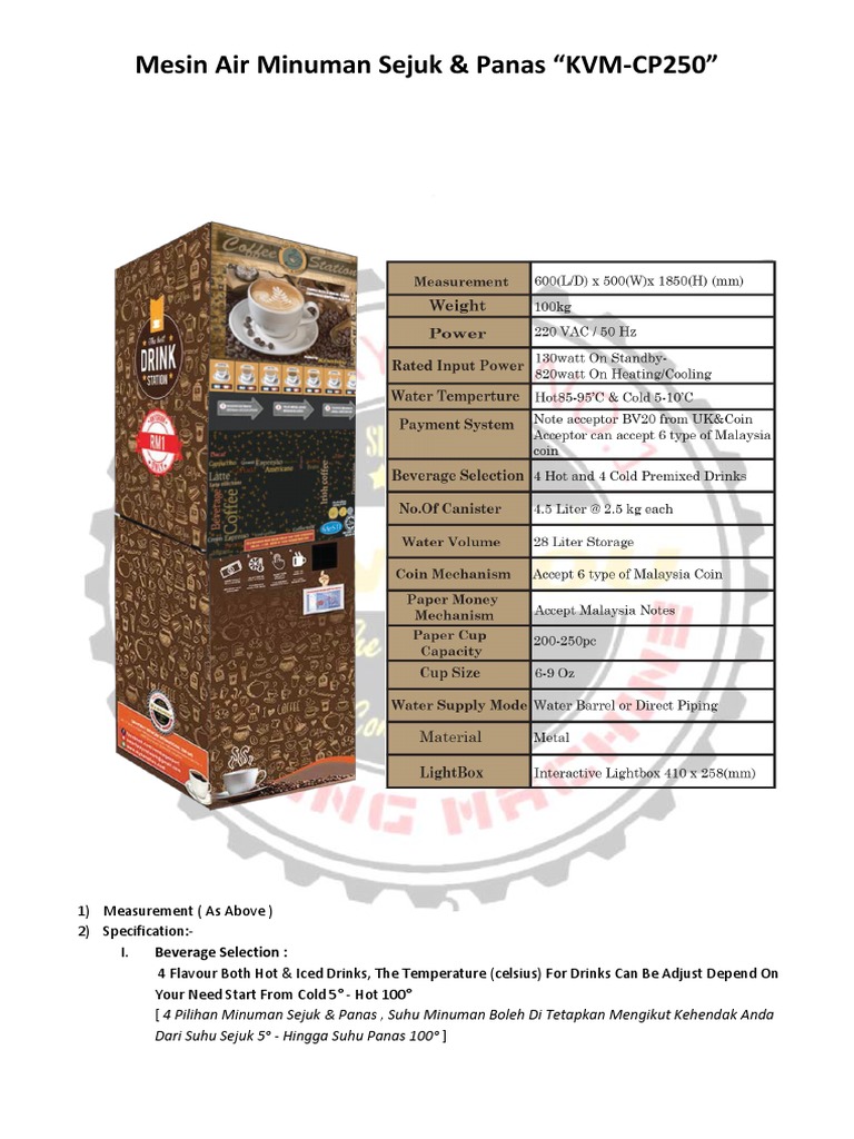 KPM CP 250 Spec | PDF