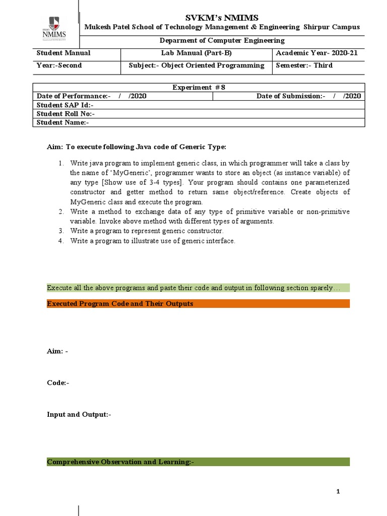 Expt 8 B | PDF | Art