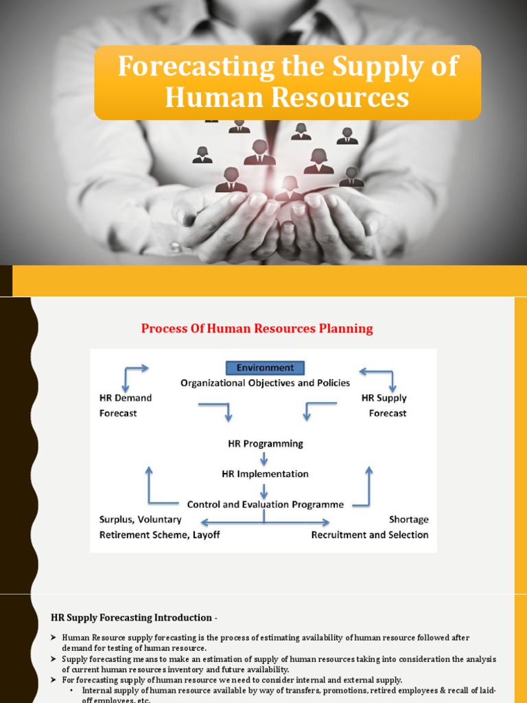 Forecasting The Supply of Human Resources | PDF | Competence (Human ...