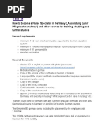Goethe A1 German Syllabus | PDF