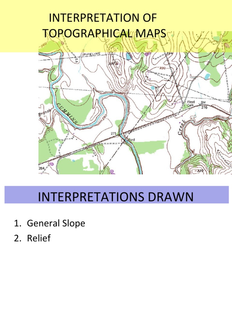 13.toposheet Interpretation - General Slope and Relief | PDF