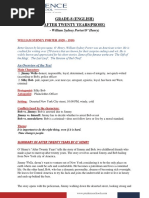 O. Henry's "After Twenty Years" Analysis | PDF | O. Henry