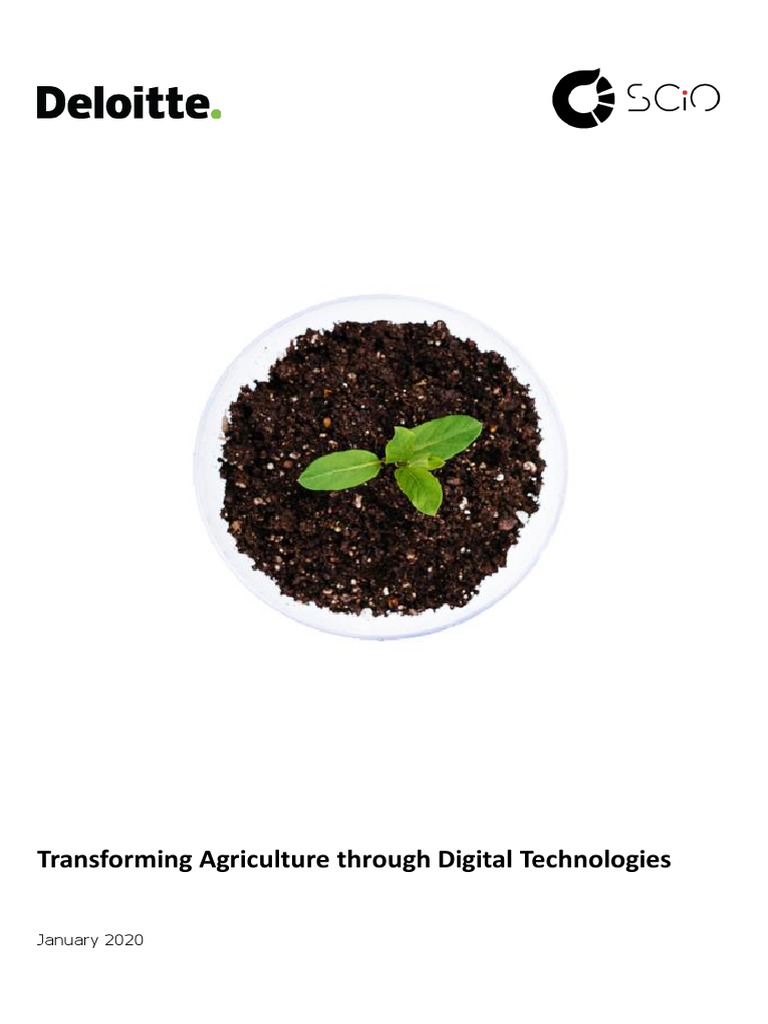 Transforming Agriculture Through Digital Technologies: January 2020 ...