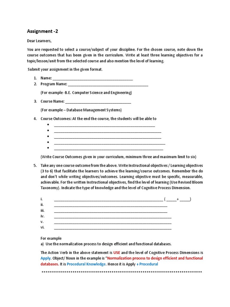 Assignment - 2: USE Normalization Process To Design Efficient and Functional Databases | PDF ...