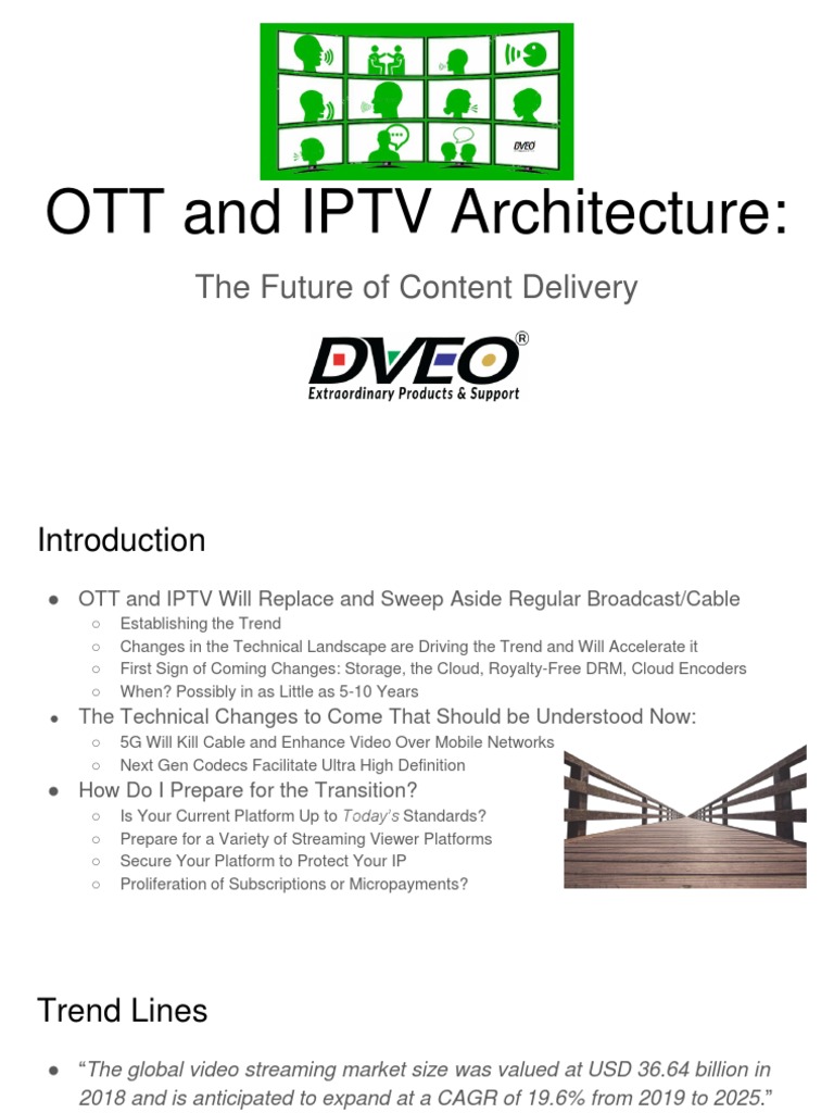 OTT IPTV Architecture | PDF | Streaming Media | Cloud Computing