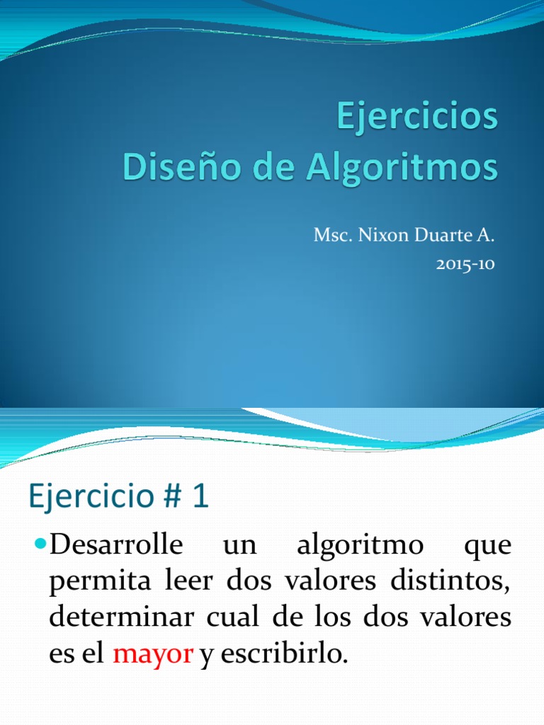 AP Algoritmos Ejercicios | PDF | Matemática Elemental | Conceptos matemáticos