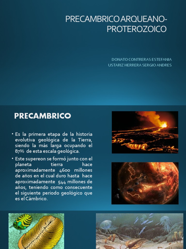 Precambrico Arqueano-Proterozoico | PDF | Estratigrafía | Geología