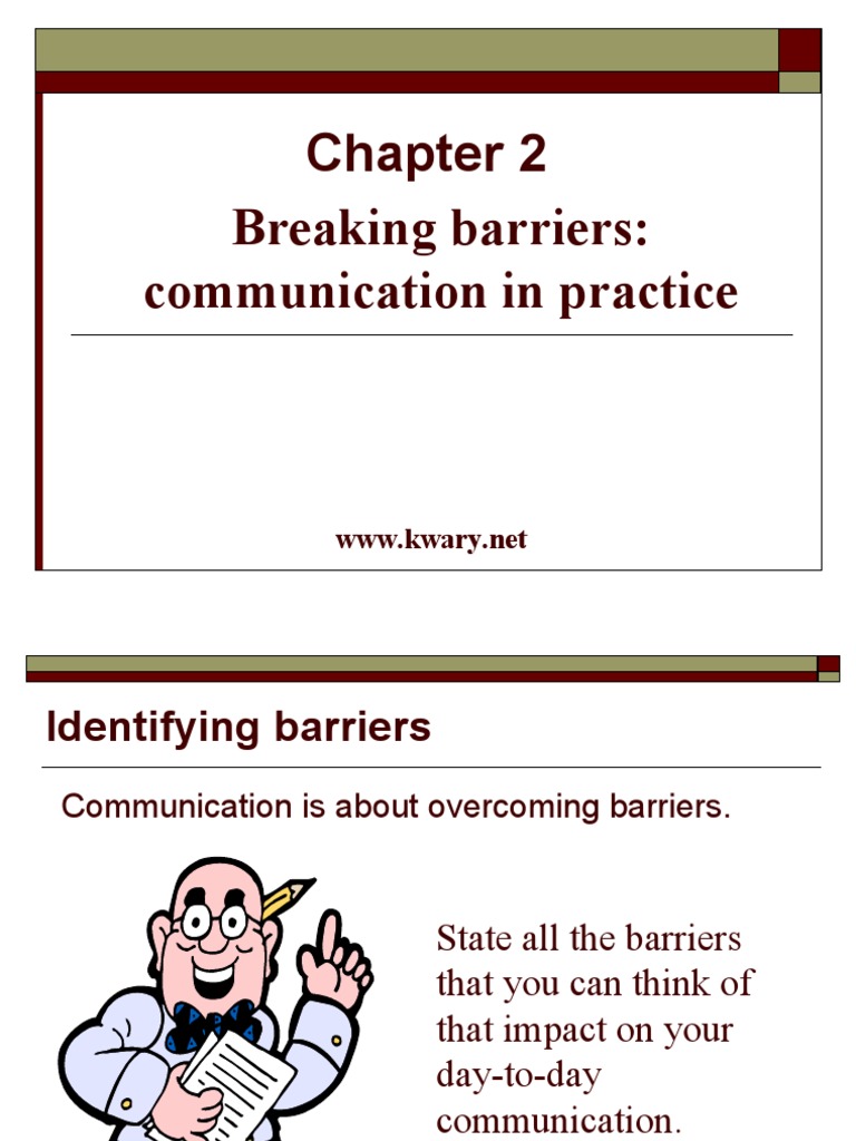 Overcoming Communication Barriers | PDF | Perception | Communication