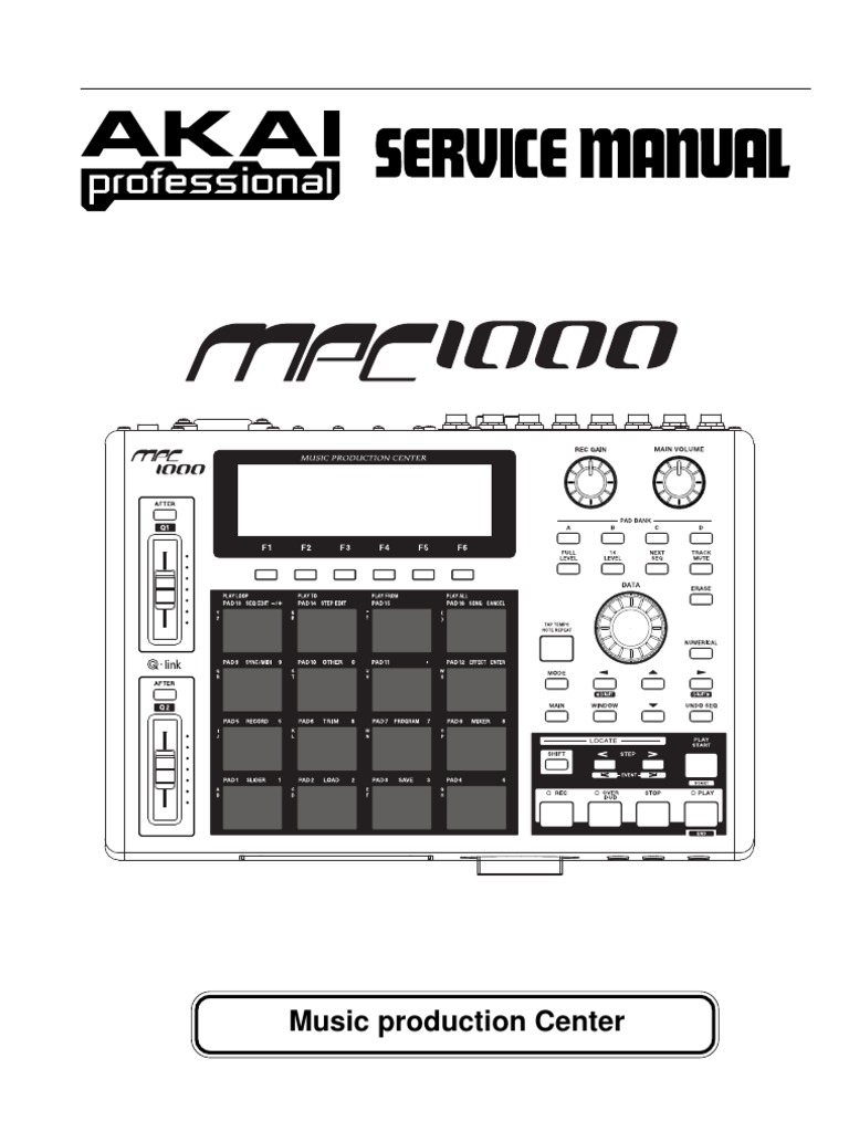 MPC1000 ServManual | PDF | Electrical Connector | Resistor