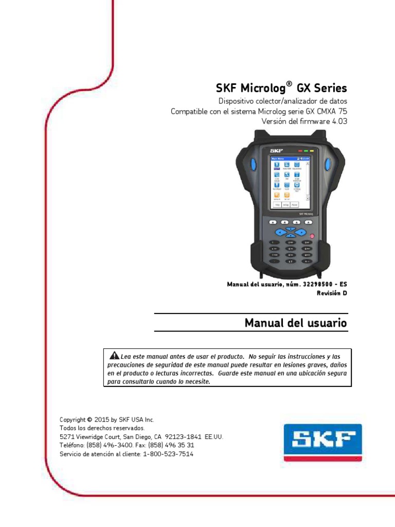 Microlog GX Series | PDF | Transformada de Fourier | Software