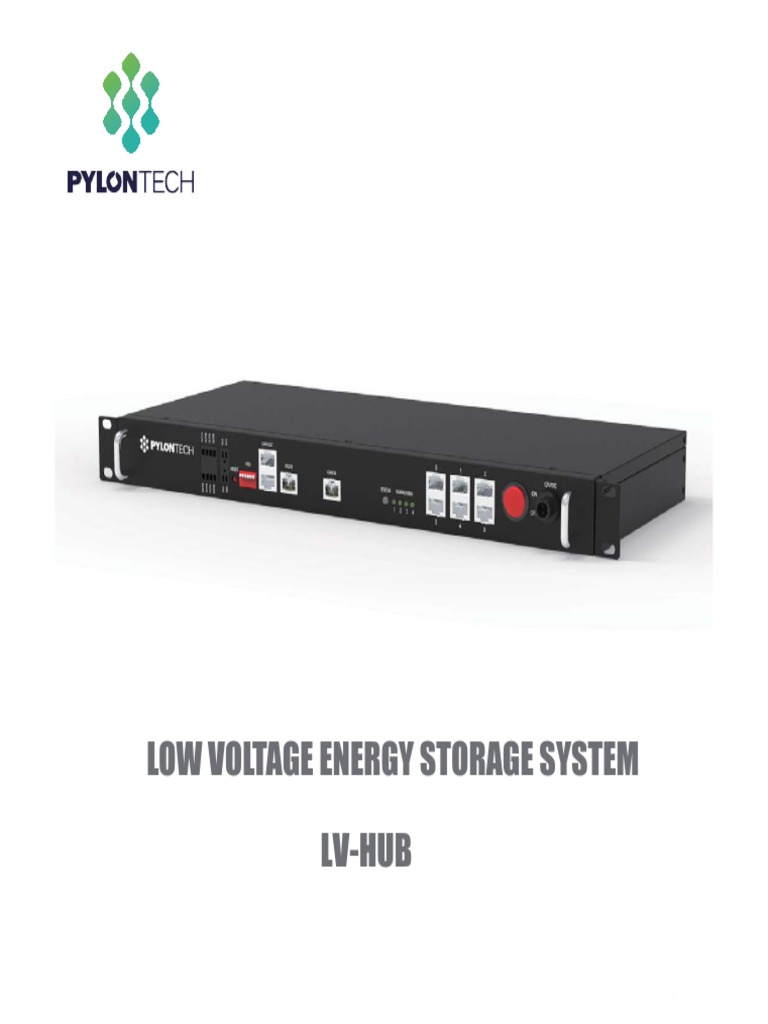 Datasheet HUB LV Pylontech