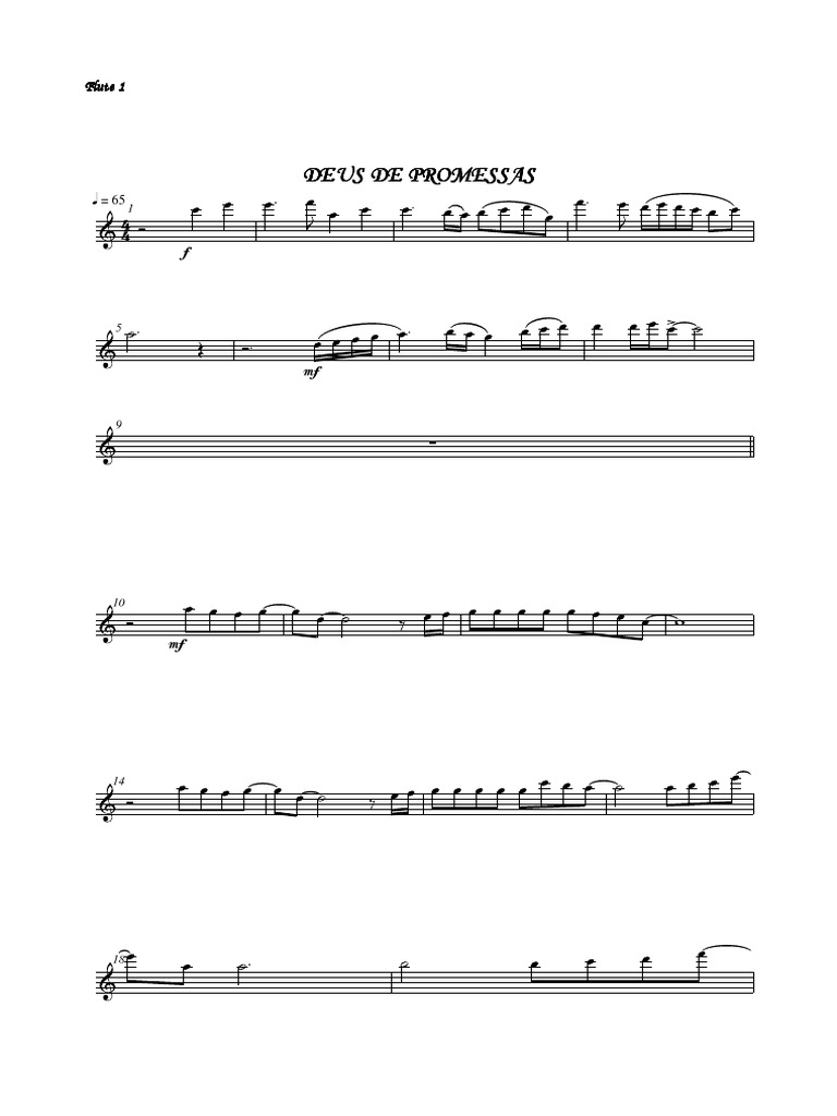 Grade - Flute 1 | PDF