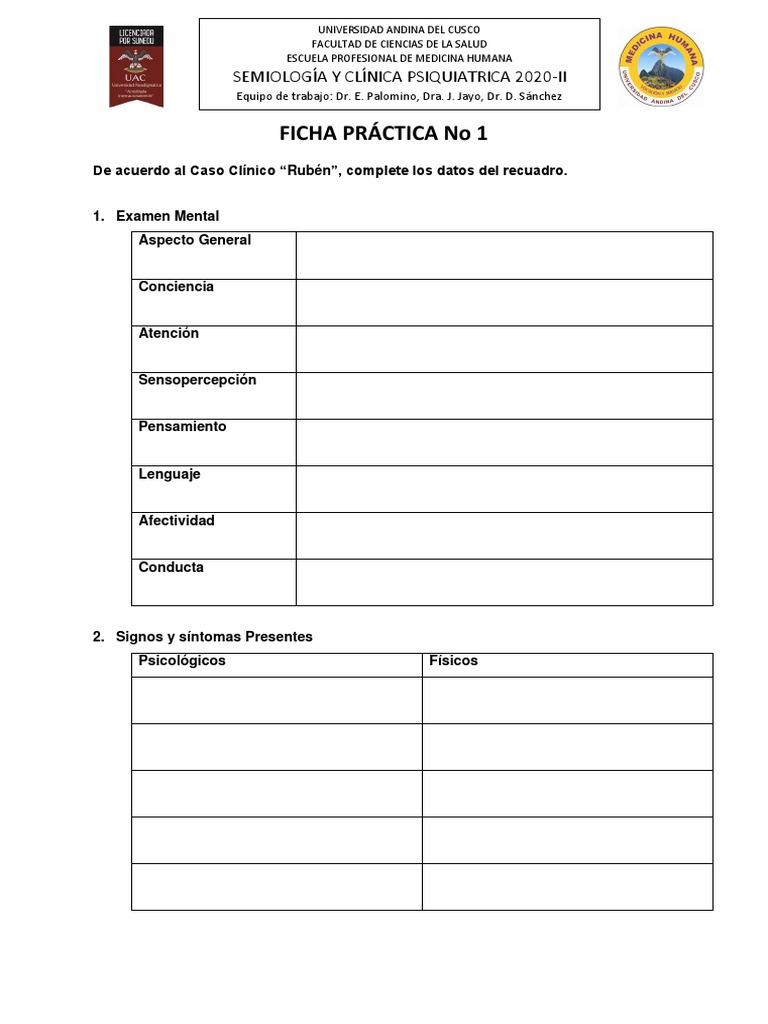 Ficha de Práctica Nro 1 | PDF