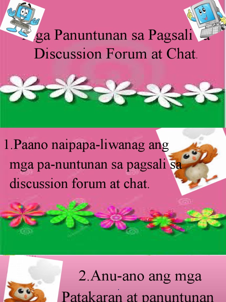 Ict Discussion Forum Chat | PDF